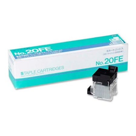 Max Usa MAX Flat Clinch Stapler Cartridge, For MAX EH-20F Stapler, 20 Sheet Capacity, 2000/Box ...